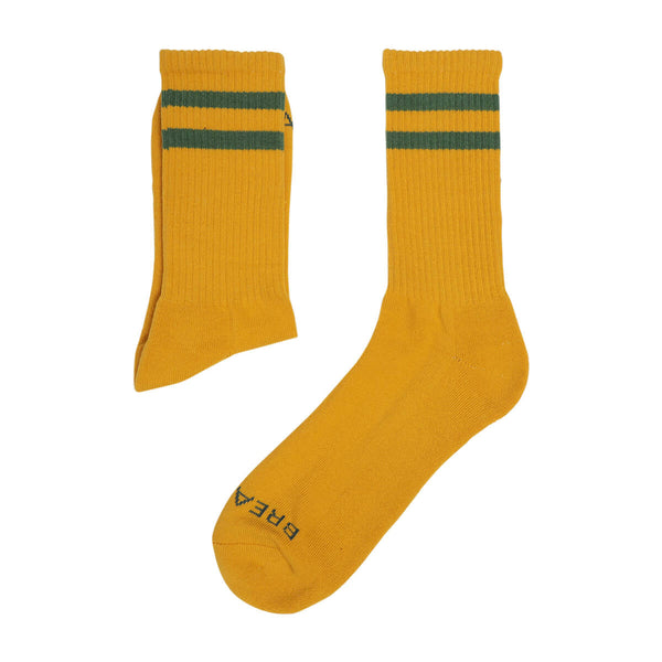 Breazies Cotton Socks - Mustard & Army Green