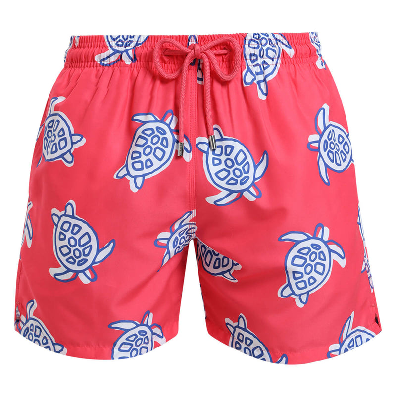 Breazies Mens Swim Shorts - Turtles | Coral